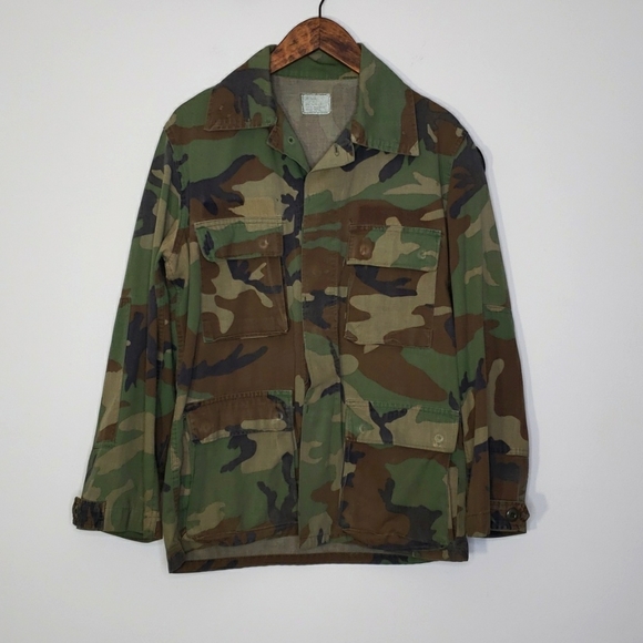 Vintage | Jackets & Coats | Vintage 98s Military Issue Bdu Woodland ...